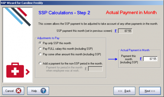 11233: How to process Statutory Sick Pay (SSP)