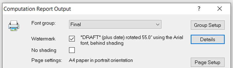 IRIS- How do I show a [draft] Watermark on my reports? | Knowledge Base