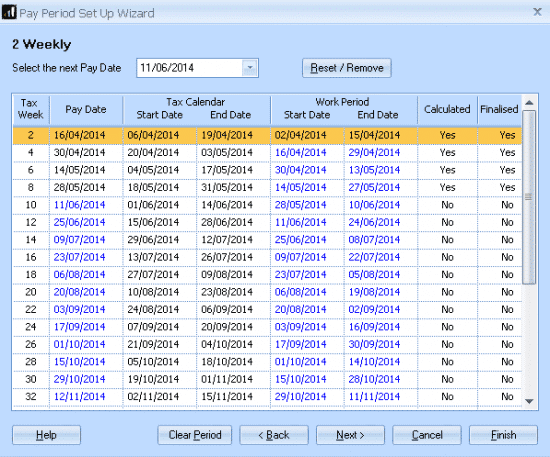 How do I configure the payroll calendar / Change the payroll date? | IRIS