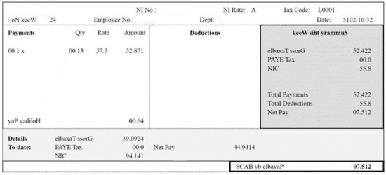 Payslips published to OpenPayslips appear backwards (mirrored) | IRIS