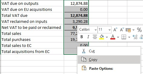 Importing into VAT Filer | IRIS