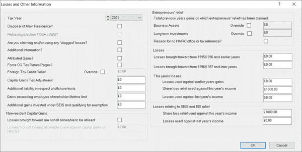 Personal Tax- How to use EIS Share loss against current income tax ...