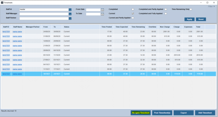 IRIS 21.4.0- IRIS Timesheet Application Crashing | Knowledge Base