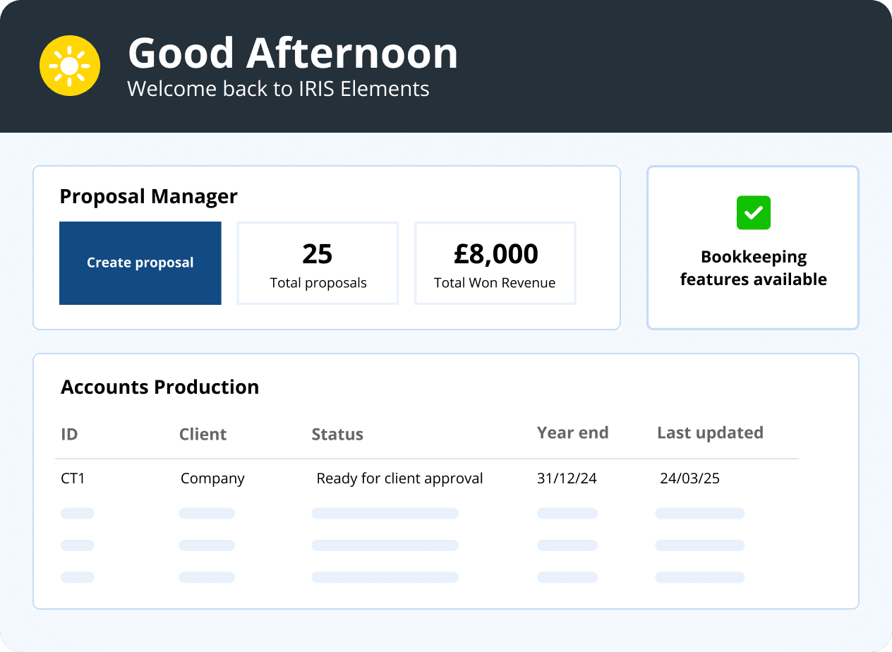 Accountancy Practice Management Software | IRIS Elements