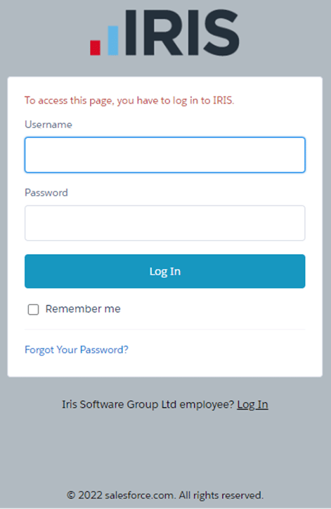 IRIS Elements Tax and Accounts queries | Knowledge Base