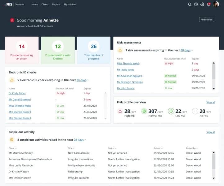 IRIS Elements | Cloud Accountancy Platform | IRIS