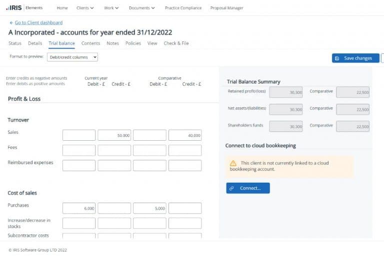 IRIS Elements | Cloud Accountancy Platform | IRIS