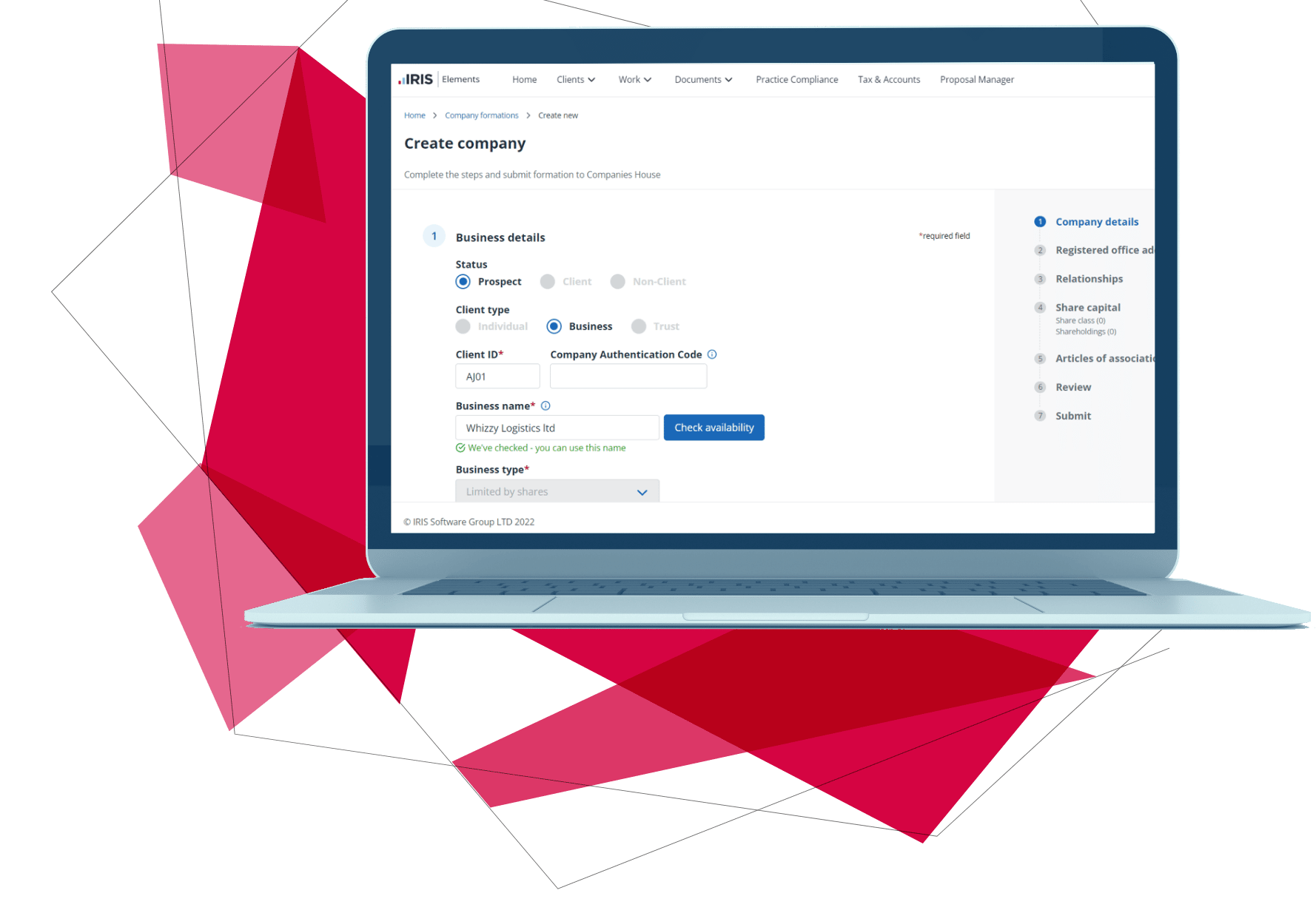 IRIS Elements Company Formations | IRIS