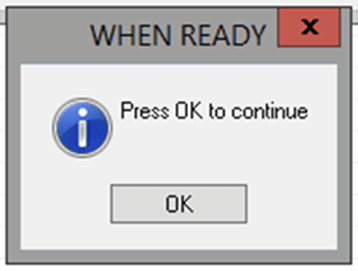 Personal Tax- WHEN READY Press Ok to continue | Knowledge Base
