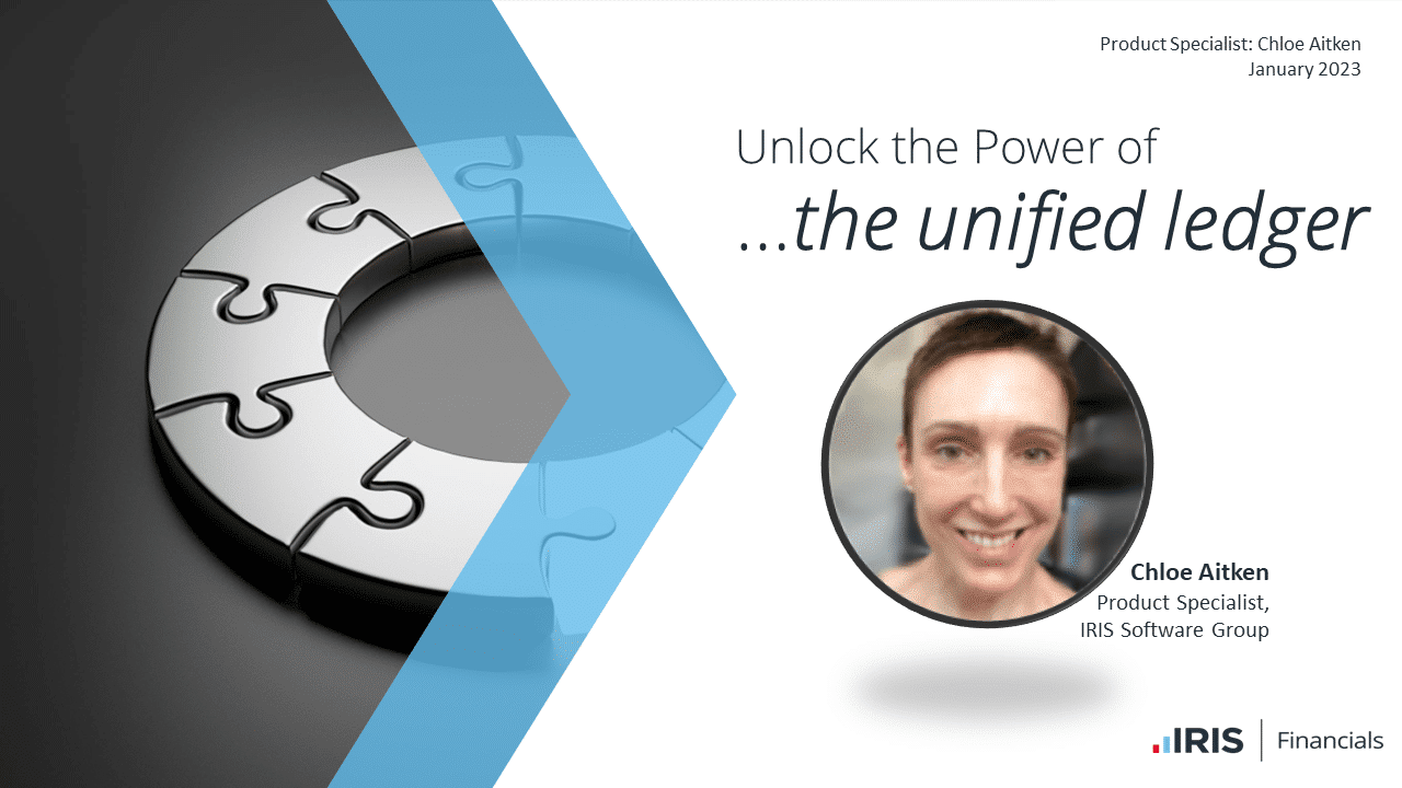 What is a Unified Ledger? | Webinars | IRIS