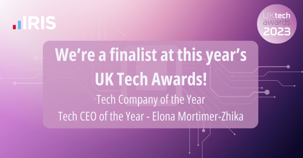 IRIS Software Group named finalist at the UK Tech Awards 2023 for the ...