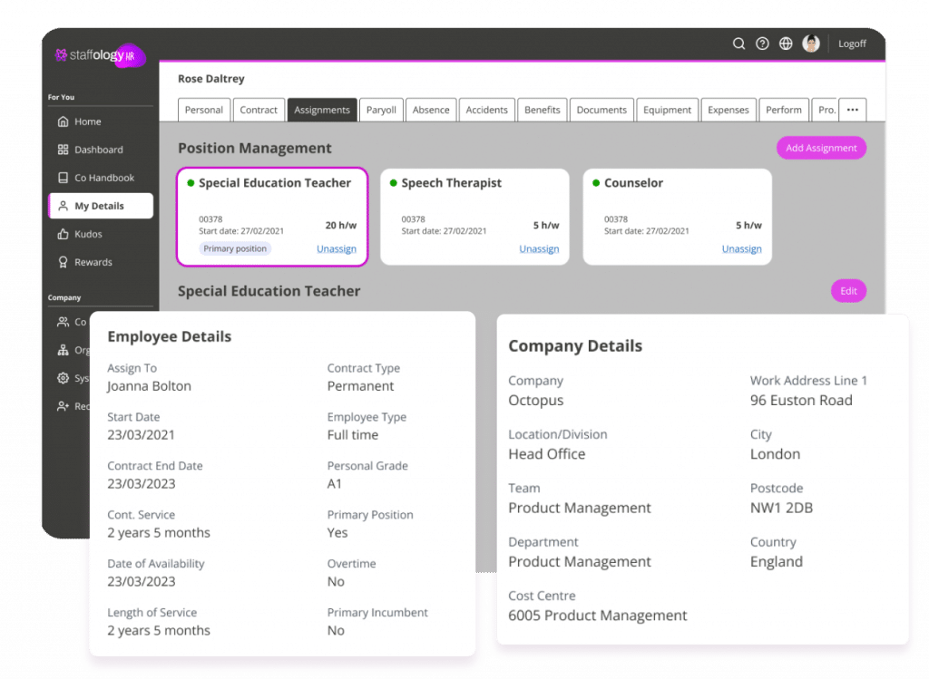 Staffology HR | Integrated Cloud HR Software | IRIS